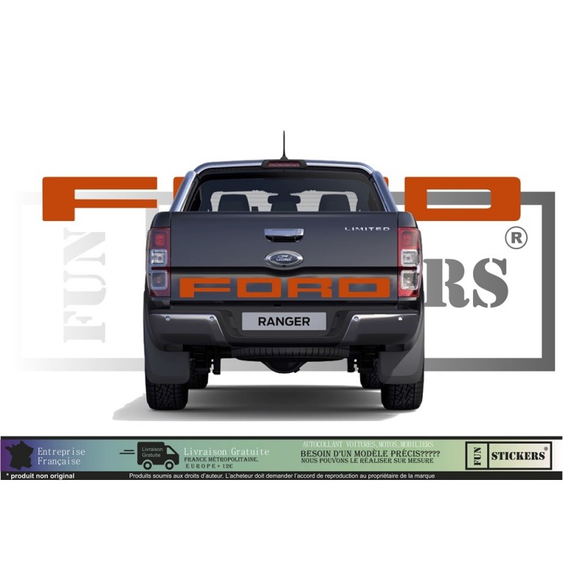 Ford logo Constructeur ranger raptor - - Kit Complet - Tuning Sticker ...