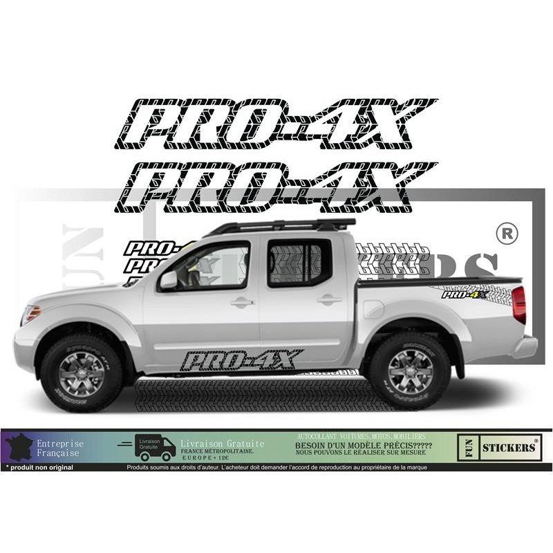 NISSAN NAVARA PRO-4X - - Kit Complet - voiture Sticker Autocollant ...