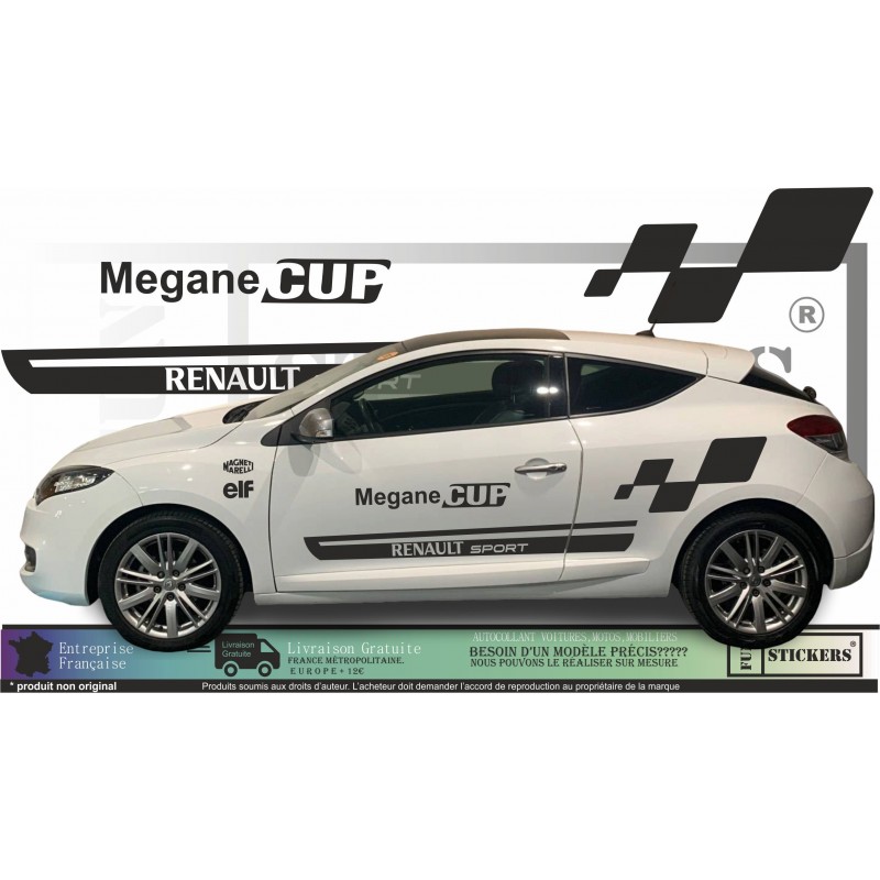 Renault Megane Trophy R design Kit autocollant complet kit déco