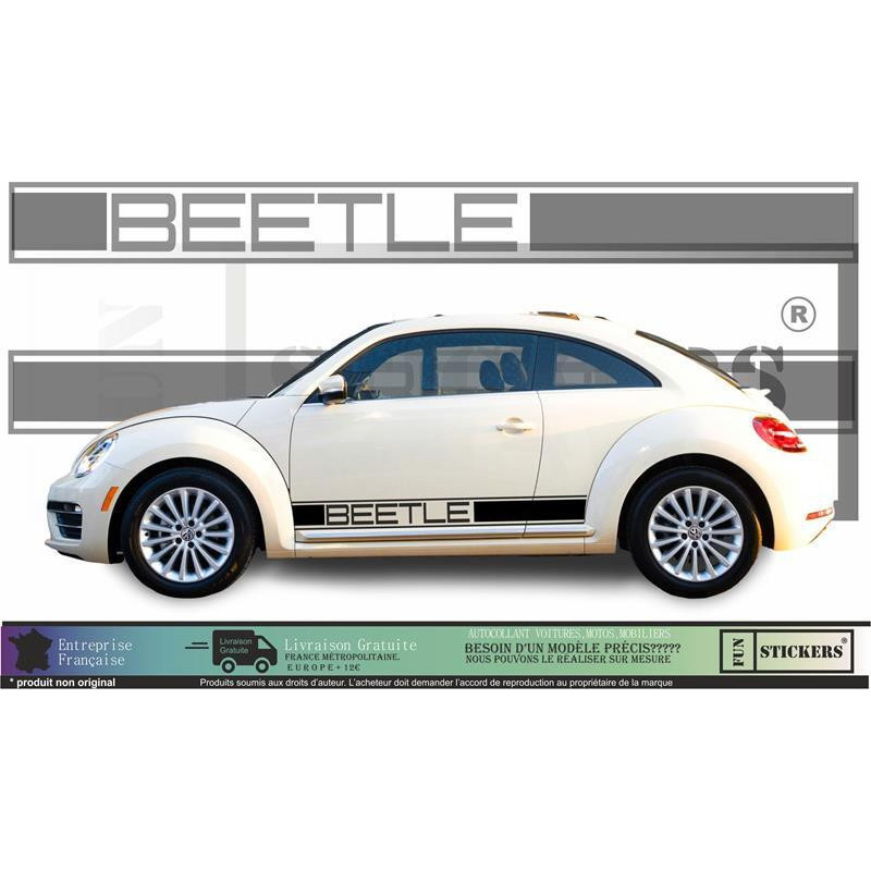 Volkswagen VW New beetle bande latérale - - Kit Complet - voiture ...