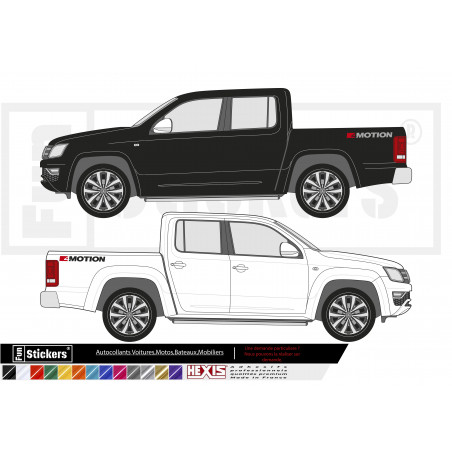 VW AMAROK - LOGO 4 MOTION - Tuning Sticker Autocollant Graphic Decals