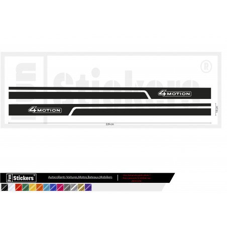 VW AMAROK - BANDES BAS DE CAISSE - Tuning Sticker Autocollant Graphic ...